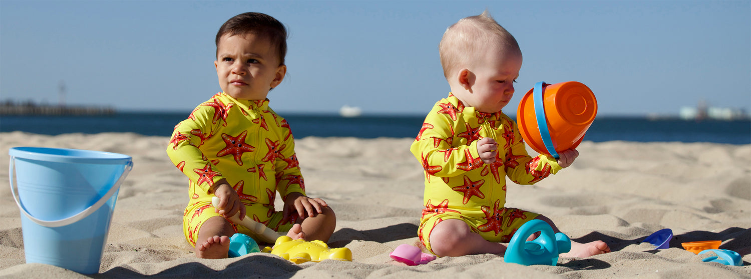 Splashy Tots | Bright colourful baby swimsuits | Swimwear for toddlers